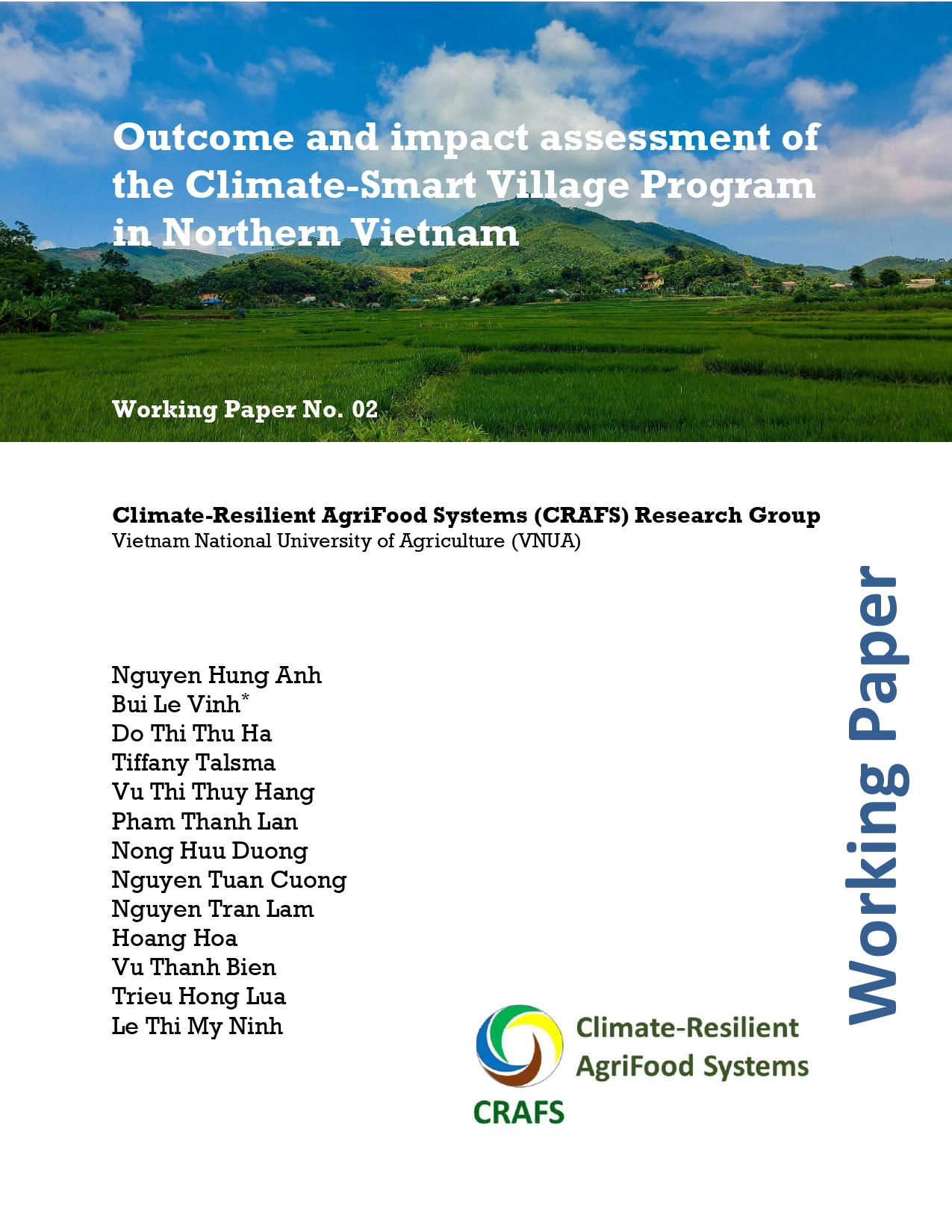 Outcome and impact assessment of the Climate-Smart Village Program in ...